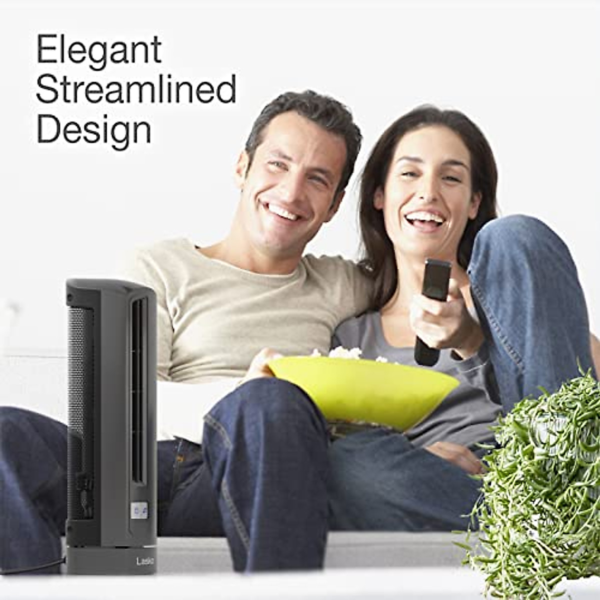 Lasko 4000 Air Stik Ultra-Slim Oscillating Fan (Renewed)