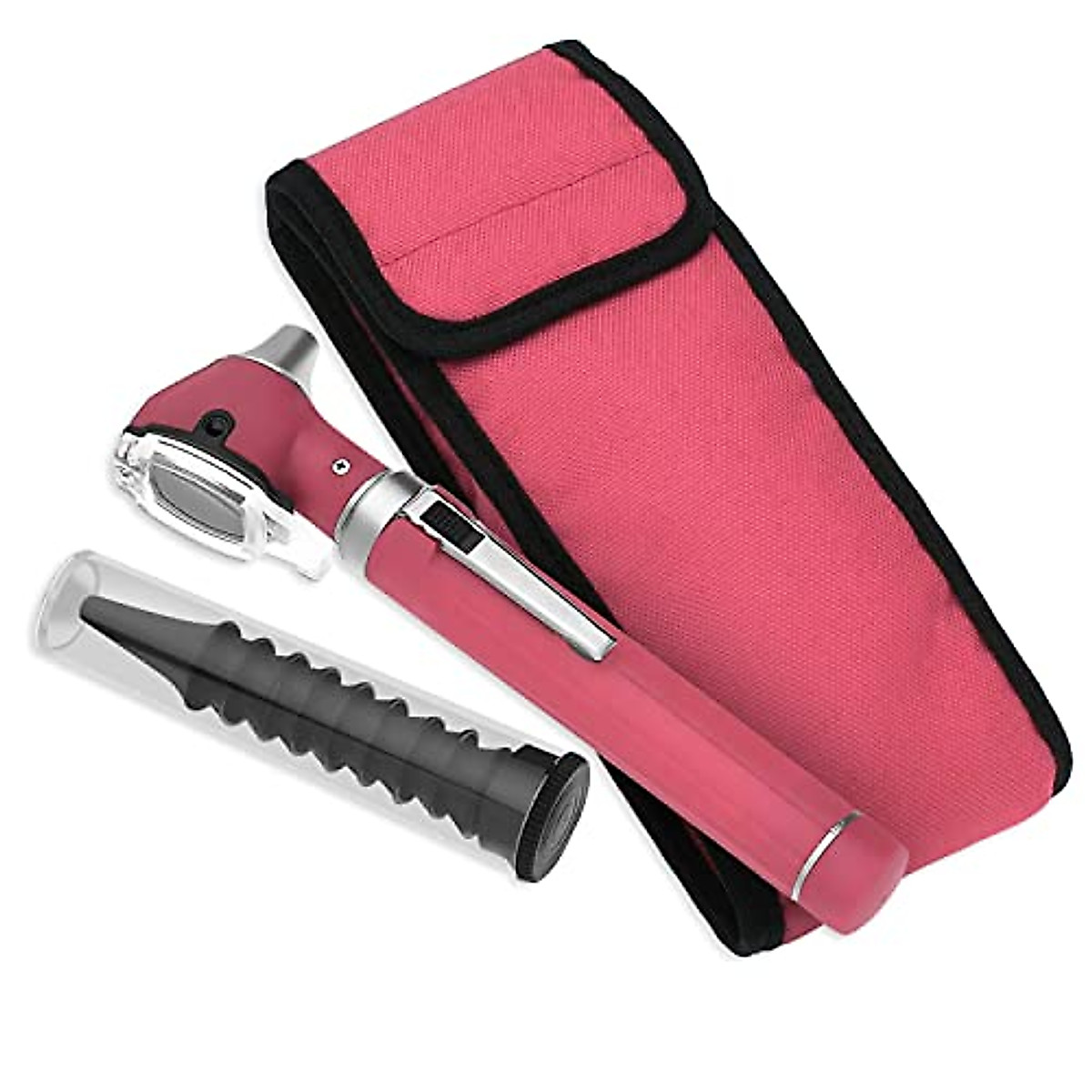 Surgicalonline Otoscope - Ear Scope with Light, Ear Infection Detector, Pocket Size, in 10+ Colors! (Pink)