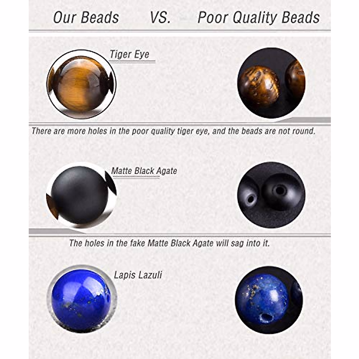 Hamoery Men Women 8mm Lava Rock Beads Chakra Bracelet Braided Rope Natural Stone Yoga Bracelet Bangle(Lava Chakra)