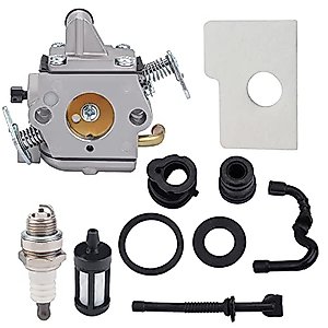 Harbot C1Q-S57A Carburetor for STIHL 017 018 MS 170 180 MS170 MS180 Chainsaw with Air Filter Fuel Line Tune Up Kit