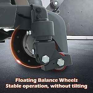 Tory Carrier Full Electric Power Pallet Jack Truck 3300lb Cap. 48" x 27" Fork Size, Lithium Battery Motorized Trucks Lift for Material Handling