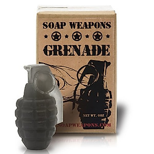 Soap Grenade - Full Size Handmade Black Soap Grenade by ChocolateWeapons
