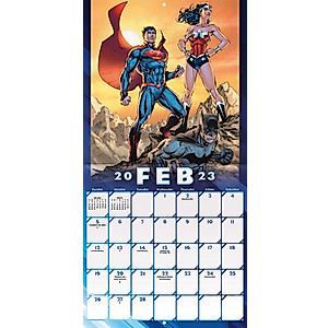 2023 DC Comics The Justice League (Classic) Wall Calendar
