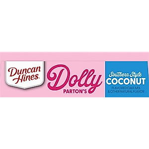 Duncan Hines Dolly Parton's Favorite Southern-Style Coconut Flavored Cake Mix, 15.25 oz.