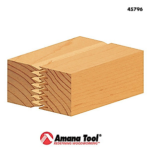 Amana Tool - 45796 Carbide Tipped Finger Joint 1-3/8 Dia x 1-9/16 x 1/2" Shank