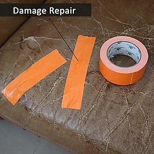 BOMEI PACK Duct Tape Orange, Heavy Duty Strong Industrial Color Duct Tape 9mil x 1.88inch x 30yds for Packing and Repairing