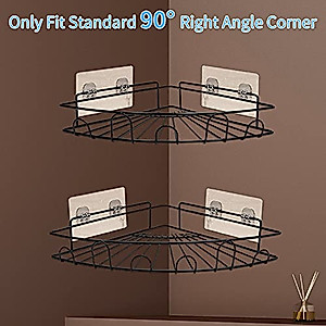 MRINDA 2 PACK Shower Organizer Caddy Hanging Dorm Organizers And Storage Shower Shelf Rack with 8 Traceless Adhesive Hooks