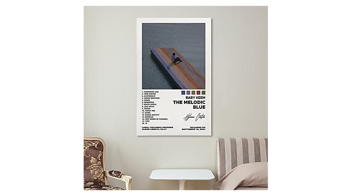 Baby Keem The Melodic Blue Poster - Aesthetic Room Decor for Fans