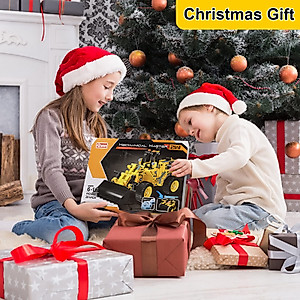 GILI Building Toys for Kids Ages 8-12(Bulldozer & Tank), Stem Toys for 7+ Year Old Boys Girls, Construction Engineering Set for 6, 9, 10yr Kids Christmas Birthday, Best Educational STEM Learning Kits