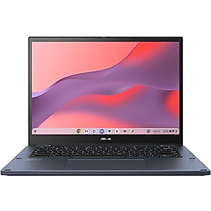 ASUS 2023 Newest Chromebook 2-in-1 Laptop, 14 Inch FHD Touchscreen Display, AMD Ryzen 3 7320C Processor, 8GB LPDDR5 RAM, 128GB SSD, AMD Radeon Graphics, WiFi 6, Bluetooth, HD Webcam, Chrome OS