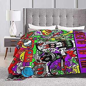 TroyDWomble Lil Darkie Ultra-Soft Micro Fleece Blanket Lightweight Blanket mat for Couch/Living Room/Warm Winter Cozy Plush Throw Blankets for Adults Or Kids