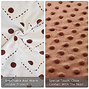 Weighted Blanket Cover 100% Flannel - Cherry Red - 60×80 in