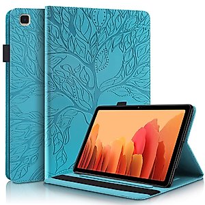 Case for Samsung Galaxy Tab A7 Lite 8.7 inch 2021 Case SM-T220 / T225 Premium PU Leather Folio Stand Cover Flip Shell with Card Slot Pen Holder for Galaxy Tab A7 Lite 8.7'' Tablet - Turquoise