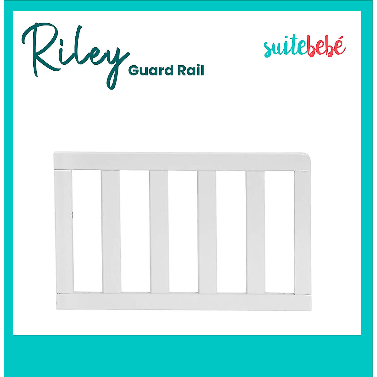 Suite Bebe Riley Toddler Guard Rail, Coral