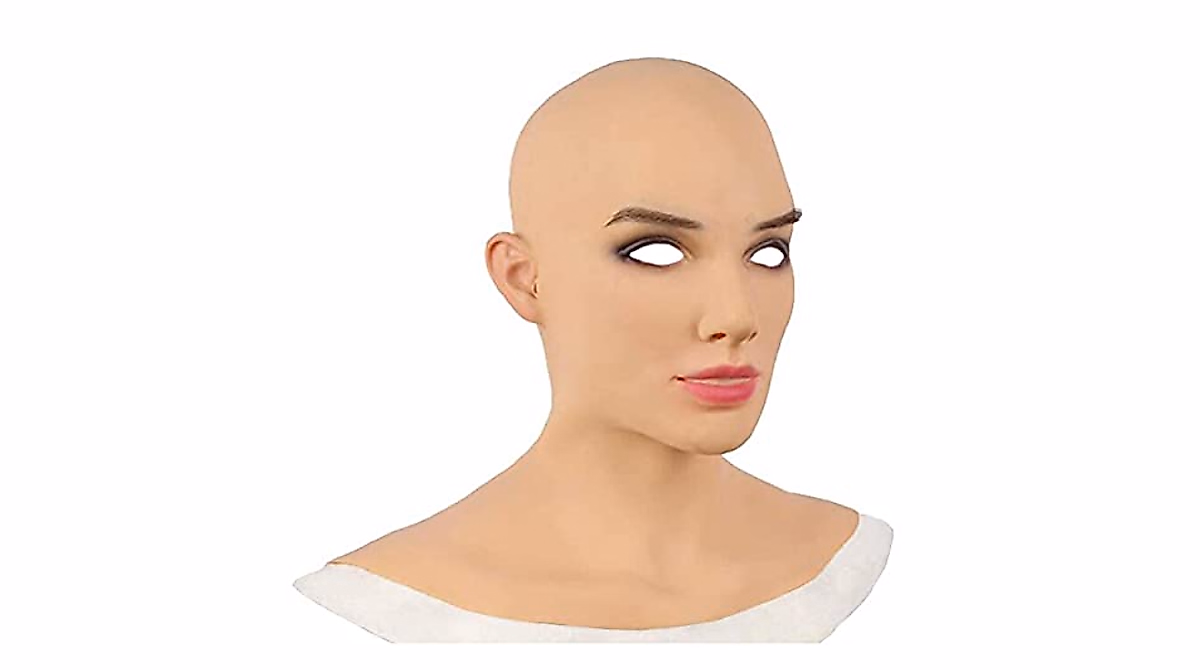 Realistic Female Latex Cosplay Mask for Parties