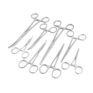 OdontoMed2011® Ultimate HEMOSTAT Set, 8 Piece Ideal for Hobby Tools, Electronics, 7.25", 5.5", 5", 3.5" ODM