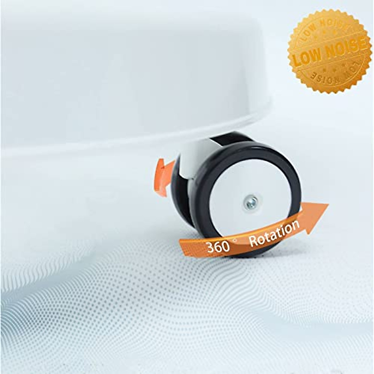 Baby Walker Wheels Replacement, Set of 4, Baby Walker Accessories, Plastic Rubber Wheels Casters, Universal Wheels (F-Black)