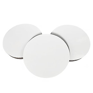 CHERRY 25-Pack 10 inch Sturdy Round Cake Boards, White Cardboard Cake Circles plate Scalloped Base,Pack of 25