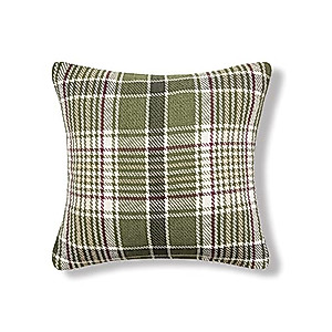 C&F Home Dawson Plaid Woven Pillow 18" x 18" Green