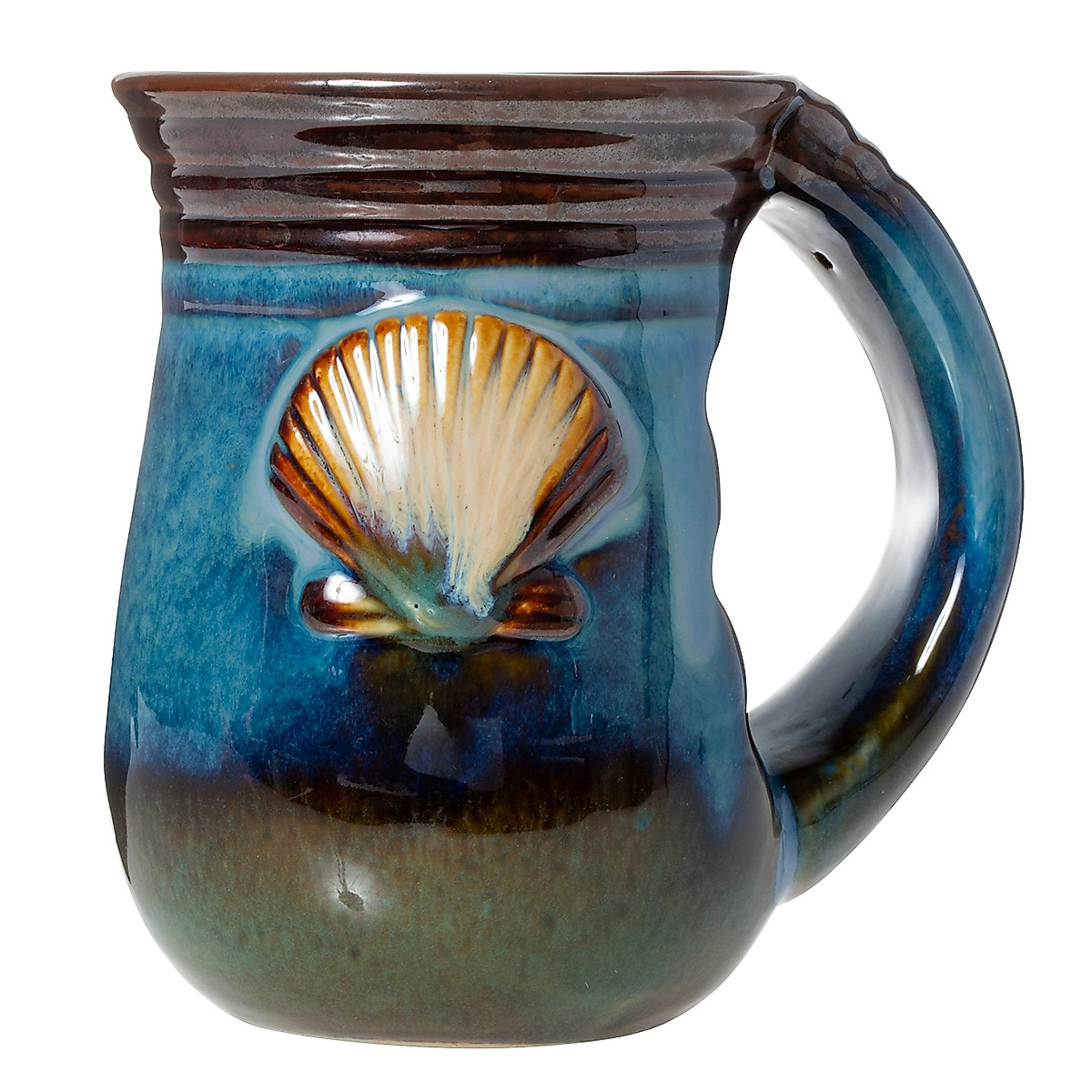 Cape Shore 18oz Stoneware Handwarmer Mug - Multiple Styles Available (Seashell)