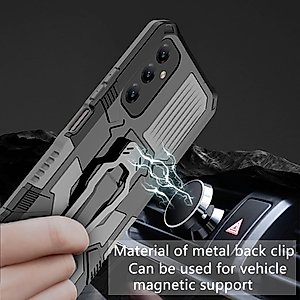 Compatible with Oppo Reno2 F Case,Built-in Kickstand Shockproof Protective Cover,Compatible with Oppo Reno2 F Case 2 in 1 Phone Case Cover Gray