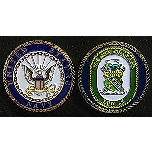 USS New Orleans LPD-18 (Enlisted) Challenge Coin