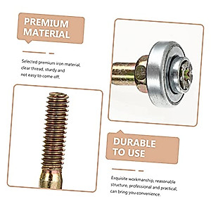 LIFKOME 4pcs Rocking Chair Bearing Rocker Glider Furniture Screws Machine Screws Glider Chair Hardware Rocking Chair Screws Bearing for Rocking Chair Rocking Chair Accessories Iron Seat