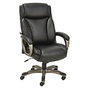 Alera ALEVN4119 Alera Veon Series Executive Highback Leather Chair, Coil Spring Cushioning,black