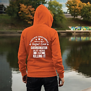 Inspirational Quote Gifts for Coordinators Killing It Black and Muticolor Unisex Hoodie