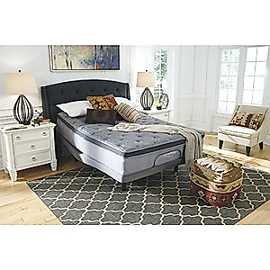 Signature Design by Ashley ,Foam, Augusta 12 Inch Eurotop Hybrid Mattress, CertiPUR-US Certified, Twin,Firm