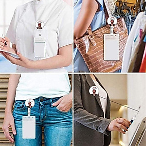 Nurse Badge Reels Retractable with Alligator Clip Name ID Card Badge Holder Reel - The Office