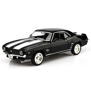 TOKAXI 1/36 Scale Chevrolet 1969 Camaro SS Diecast Cars Models,Pull Back Vehicles Toy Cars,Cars Gifts for Boys Girls