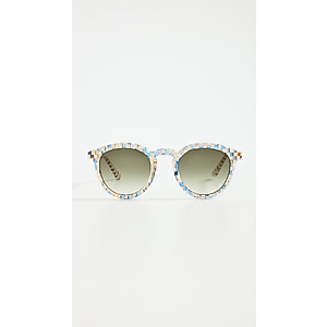 Krewe Women's Collins Sunglasses, Pincheck, Print, One Size