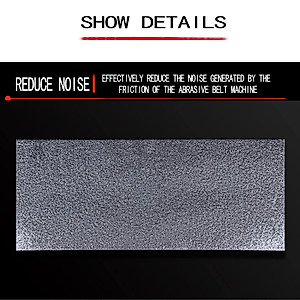 NAGU Graphite Platen Pad for 4"x6" CRAFTSMAN, HARBOR FREIGHT, SKIL Belt Sanders