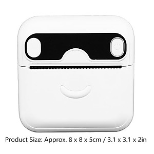 Pocket Printer, Mini Thermal Printer Multi Functional Inkless Printing Lightweight Portable for Wrong Question Notes for Home