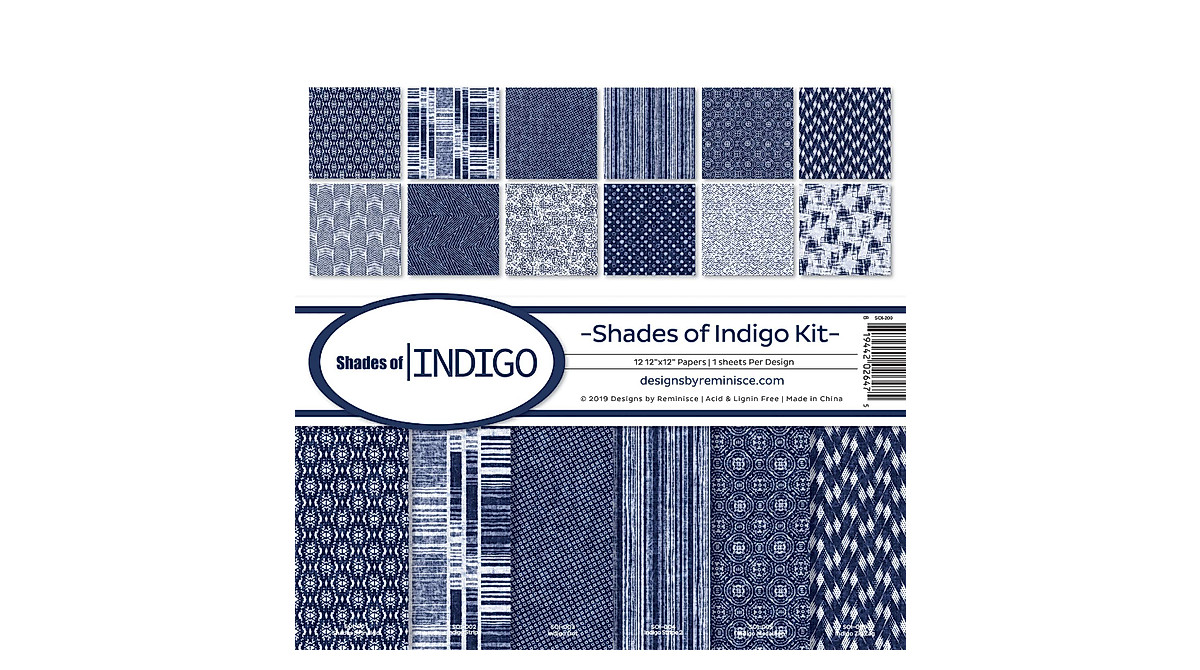 Reminisce Indigo Scrapbook Collection Kit - 12x12