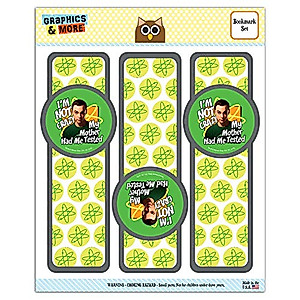 Big Bang Theory Sheldon Cooper I'm Not Crazy Set of 3 Glossy Laminated Bookmarks