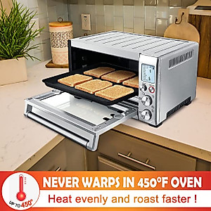 11" × 11" Baking Pan for The Smart Oven BOV800XL, Replacement Breville Toaster Oven Pans Fit Smart Oven Pro BOV810BSS, Smart Oven Pro BOV845BSS and The Smart Oven Air BOV900BSS