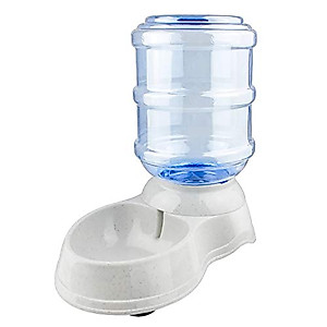 Dogs Water Dispenser,Water Bowl for Dogs,Pet Water Dispenser,Automatic Dog Water Bowl Cat Water Dispenser Dog Drinking Fountain,1 Gallon (Waterer)