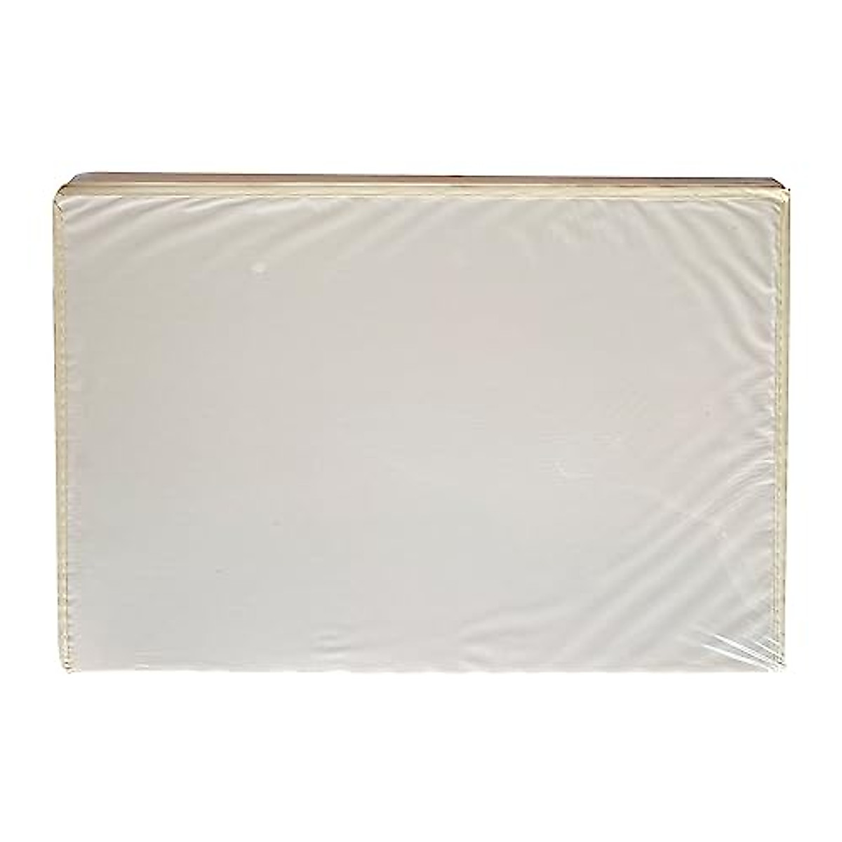 Yawinhe 4-Pack Storage Boxes with Lids, Storage Baskets Cubes, 13x9x7.9Inch, Fabric Storage Bins Organizer Containers with Dual Leather Handles for Home Bedroom Closet Office White/Grey