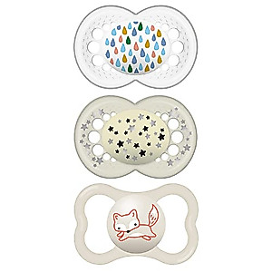 MAM Variety Pack Baby Pacifier, 16+ Months, Includes 3 Types of Pacifiers, Nipple Shape Helps Promote Healthy Oral Development, 3 Pack, 16+ Months, Unisex