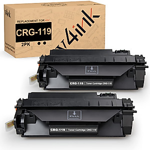 v4ink 2PK Compatible Toner Cartridge Replacement for Canon 119 CRG-119 3479B001AA Toner for Canon ImageClass mf414dw mf416dw mf419dw mf5950dw mf5960dn lbp251dw lbp253dw lbp6670dn Printer