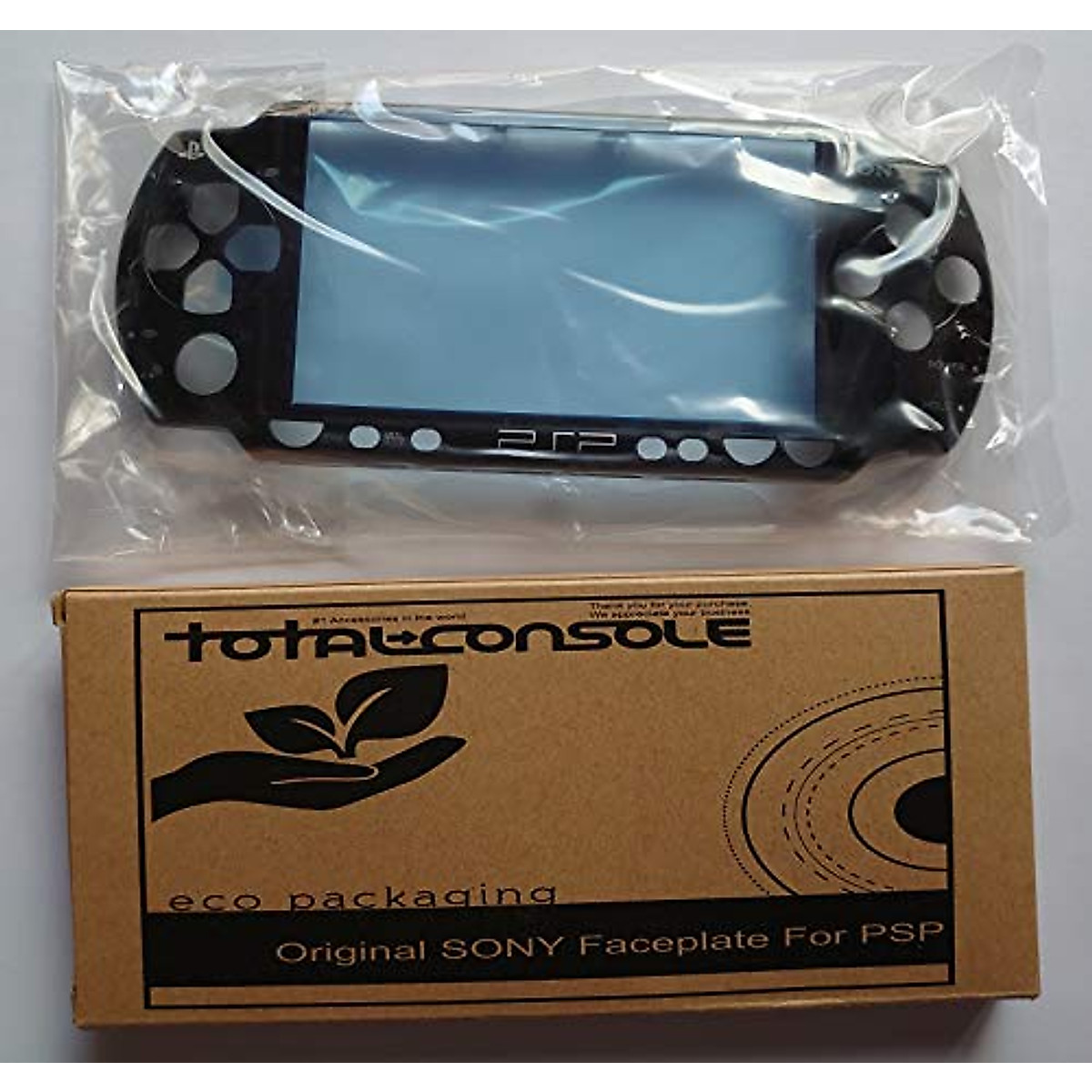 TOTALCONSOLE OEM Component faceplate for PSP 2000/2001 / 2002 Faceplate - Piano Black