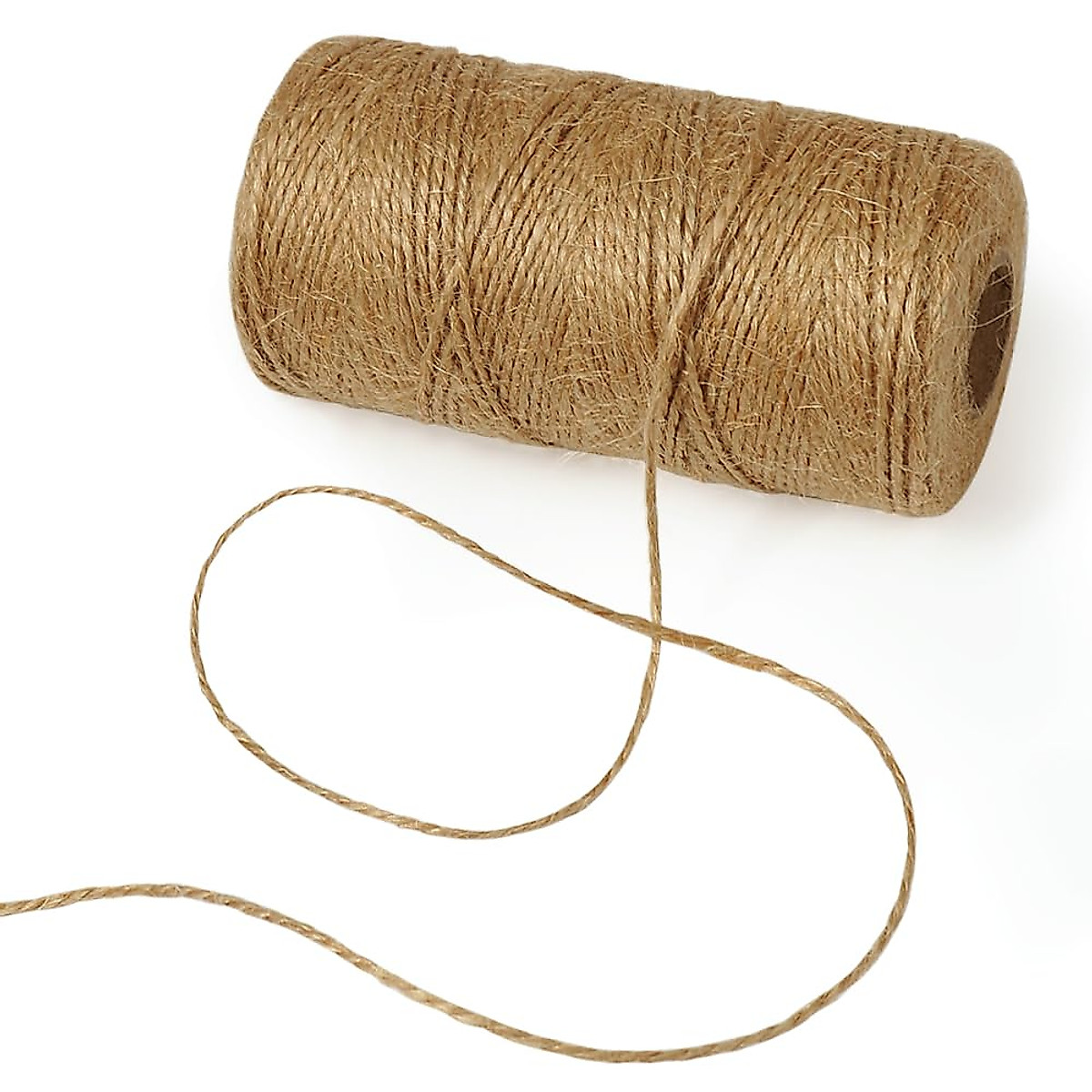Shintop 328 Feet Natural Jute Twine Best Industrial Packing Materials Heavy Duty Natural Jute Twine for Arts and Crafts and Gardening Applications (328 Feet Twine)
