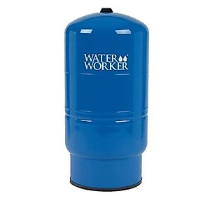 Water Worker 25005 32Gal Vertical Well Tank, 32-Gallon, Blue