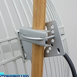 Premiertek Outdoor 2.4GHz 24DBI Directional High-Gain N-Type Female Aluminum Die Cast Grid Parabolic Antenna (ANT-GRID-24DBI)