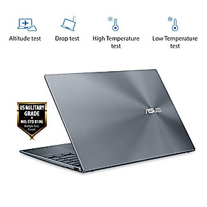 ASUS ZenBook 13 Ultra-Slim Laptop, 13.3” FHD NanoEdge Bezel Display, Intel Core i7-1165G7, 16GB LPDDR4X RAM, 1TB PCIe SSD, NumberPad, Thunderbolt 4, Wi-Fi 6, Windows 10 Home, Pine Grey, UX325EA-AH77