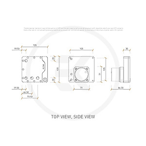 EKWB EK-Quantum Kinetic FLT 120 Pump/Reservoir Combo, D5 PWM, D-RGB, Plexi