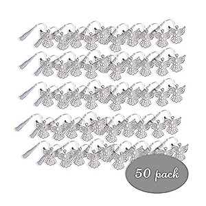 Funeral Favors Angel Bookmarks - 50 Individually Packaged Bookmarks - Celebration of Life and Memorial Gifts