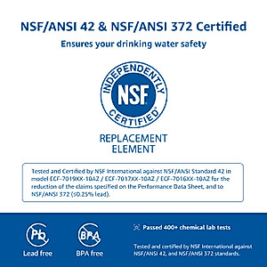 AQUA CREST AQK-CF10A NSF Certified Pitcher Water Filter and AQUACREST 5KDC Under Sink 5000 gallons Water Filtration System